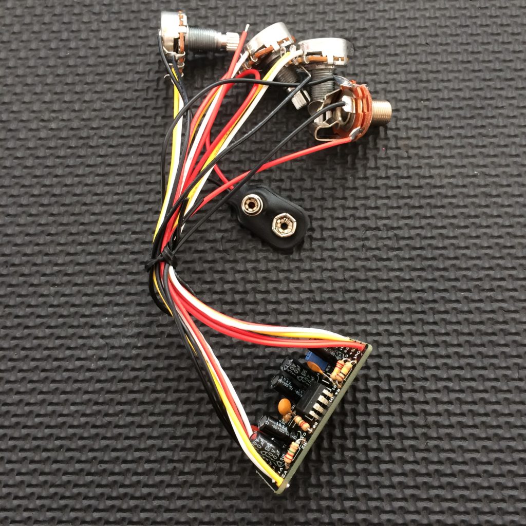 Retrovibe Stinger ’77 Classic MM Stingray Bass EQ pre-amp 2 band pre-EB ...