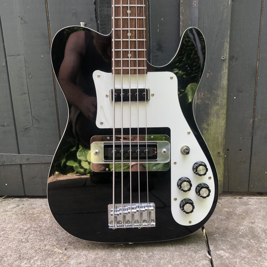 Retrovibe T30 Telecaster Bass 30.6″ short scale T-BOSS Telebass pickups ...