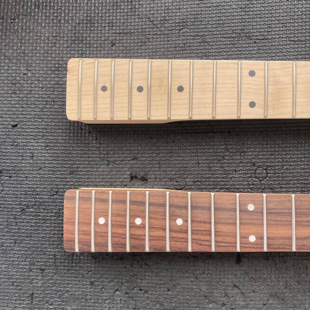 Retrovibe bass neck 30.6″ Short scale 20 fret Maple Satin finish 16mm ...